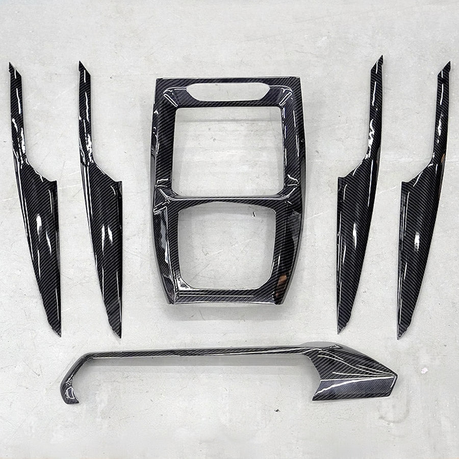 6/PC CARBON FIBER INTERIOR TRIM FOR G01 / G02 / F97 / F98 BMW X3 / X4 ...