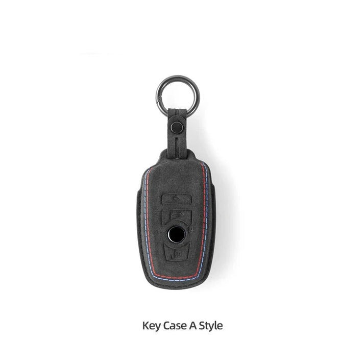 ALCANTARA KEY CASE / KEYCHAIN FOR E90 / E92 / F22 / F30 / F32 / F10 ...