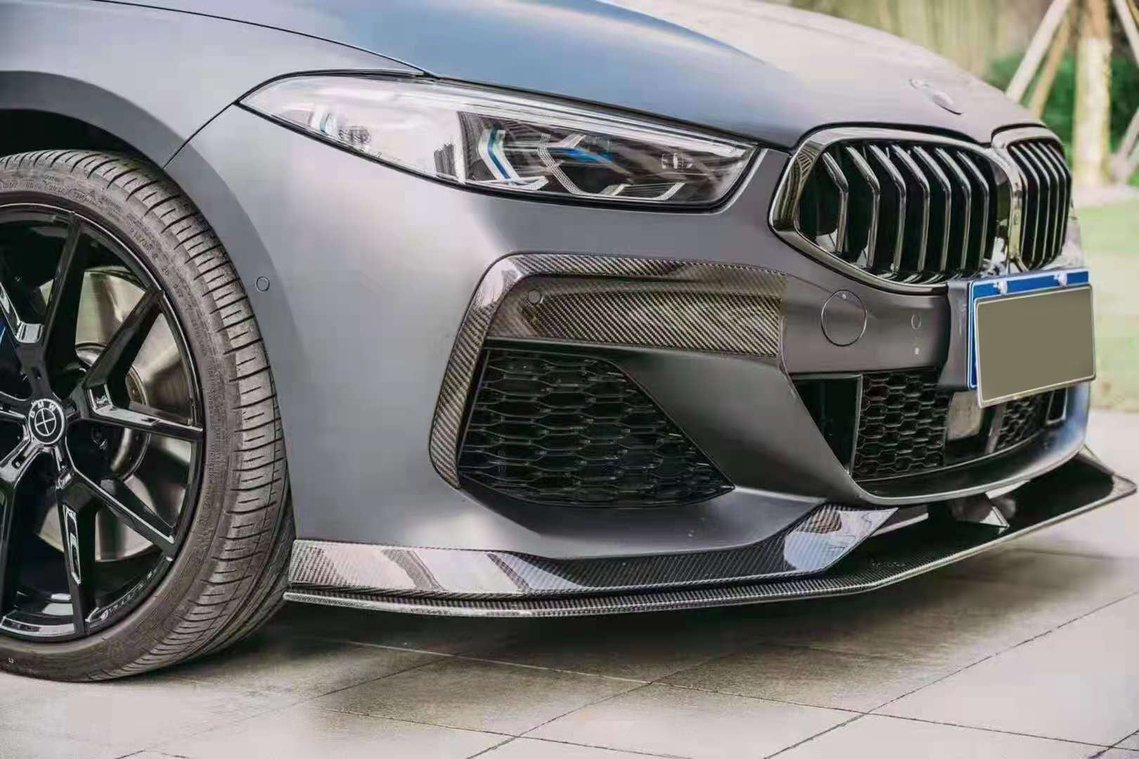 CARBON FIBER AERO STYLE FRONT LIP FOR G14 / G15 / G16 BMW M850I / 840I – Bimmer Euro