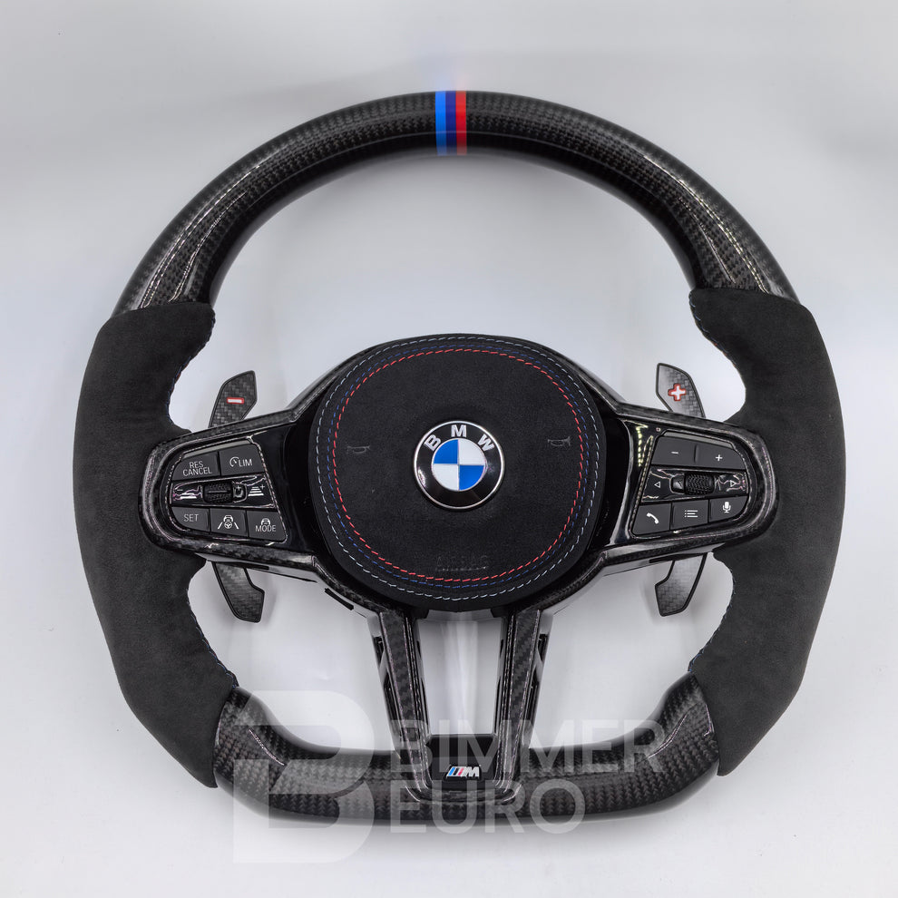 2025 LCI Style Custom Carbon Fiber Steering Wheel for G Chassis ...