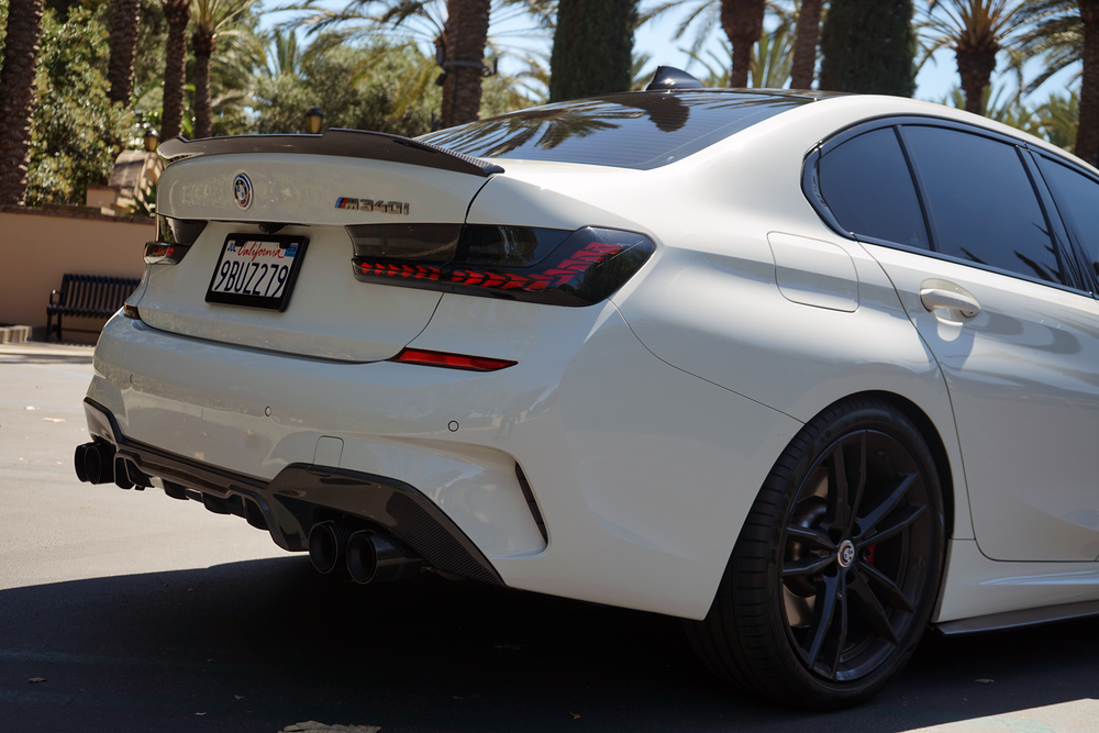 M Performance Quad Exhaust Tips w/ Clamp for M240i / M340i / M440i BMW