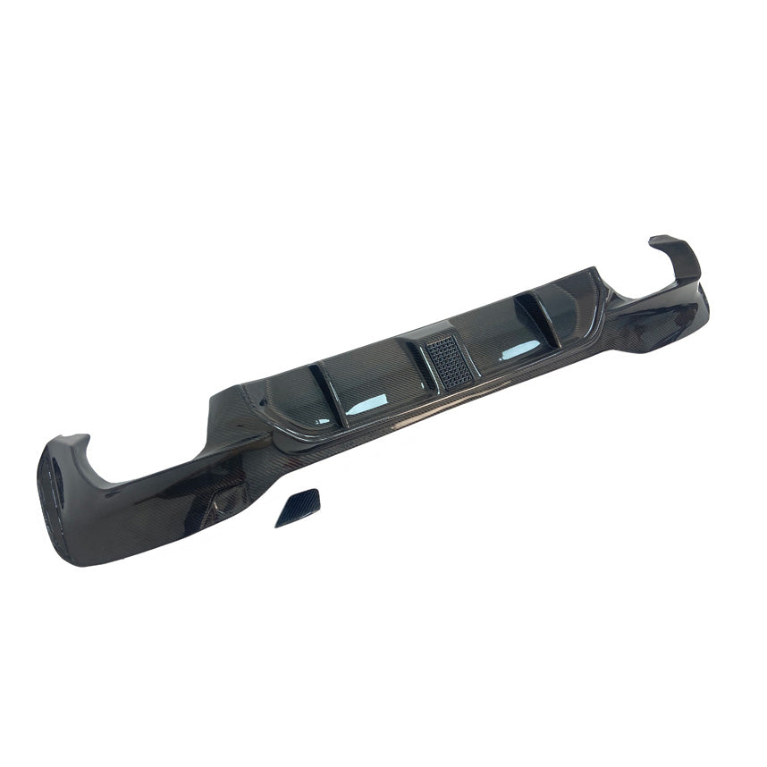 Carbon Fiber Rear Diffuser for F90 BMW M5 w/ LED Brake Light | Bimmer Euro