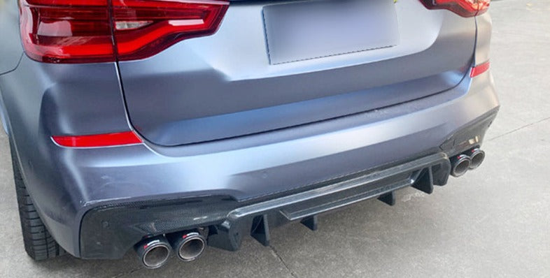M Performance Style Carbon Fiber Rear Diffuser for G01 BMW X3 – Bimmer Euro