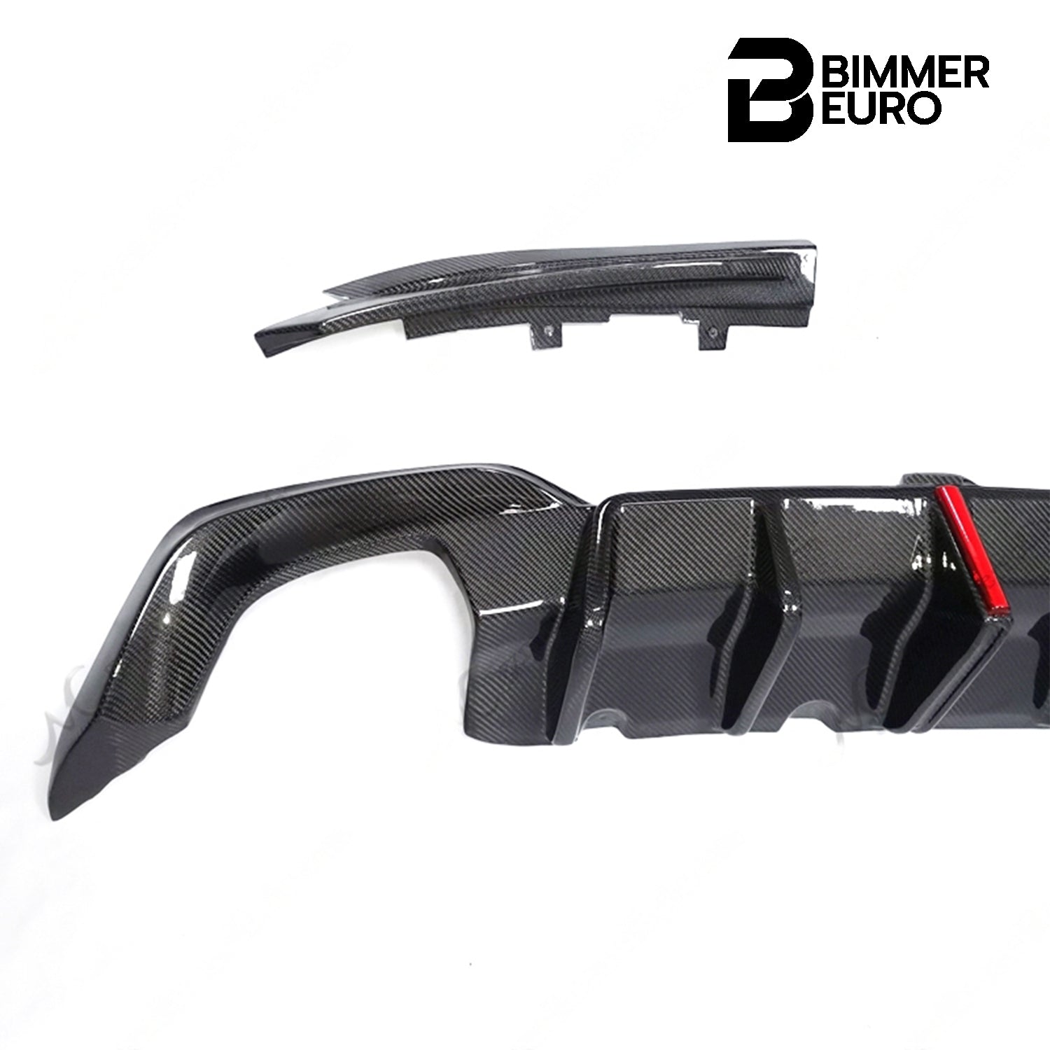 DTM Style 3 Piece Carbon Fiber Rear Diffuser for G20 M340i 2020+ BMW 3