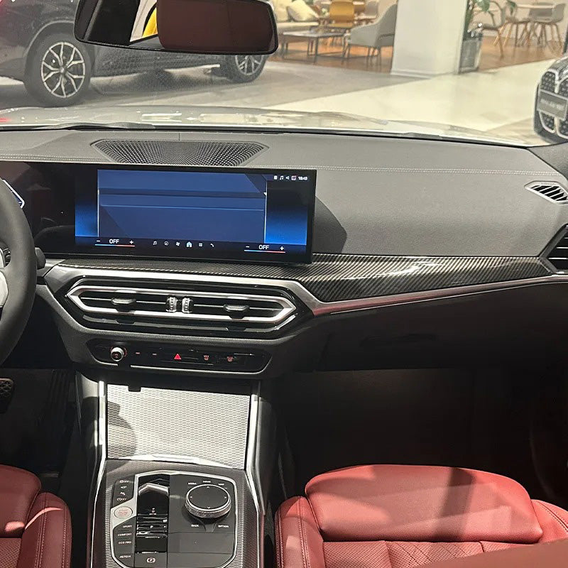 ABS Carbon Fiber Interior Dashboard Trim for BMW G Chassis LCI G20 G22 ...