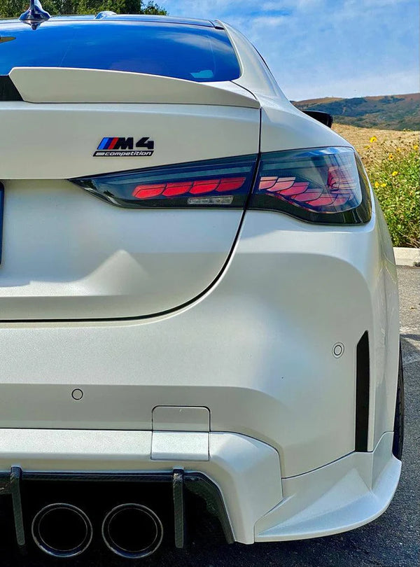 GTS Style Smoked OLED Tail Lights for G82 / G83 / G22 / G23 / G26 BMW ...