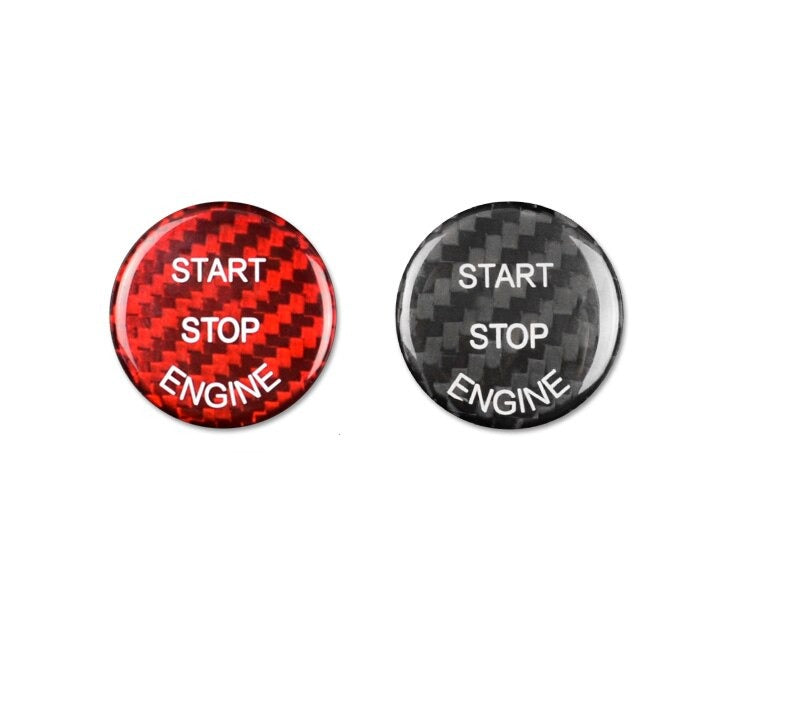 Real Carbon Fiber Start Stop Button Trim for E90/E92/E93 BMW M3 3 ...