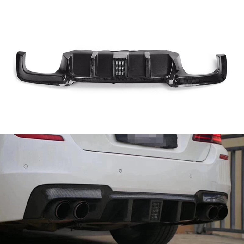 DTM Style Carbon Fiber w/ LED Rear Diffuser for F10 M5 BMW – Bimmer Euro