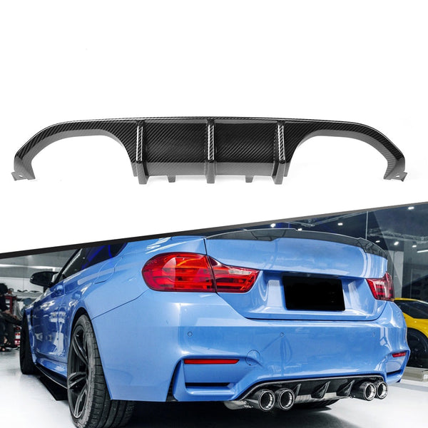 M Performance Style Carbon Fiber Rear Diffuser for F80 / F82 BMW M3 M4 ...