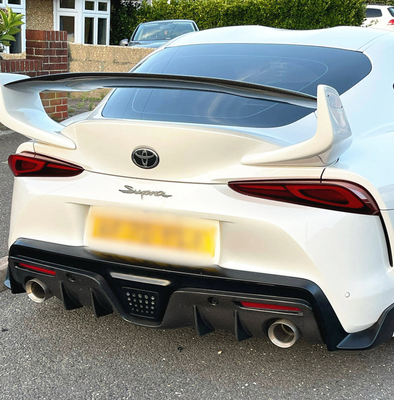 Carbon Fiber Rear Diffuser for A90 / A91 Toyota Supra MK5 w/ Canards ...