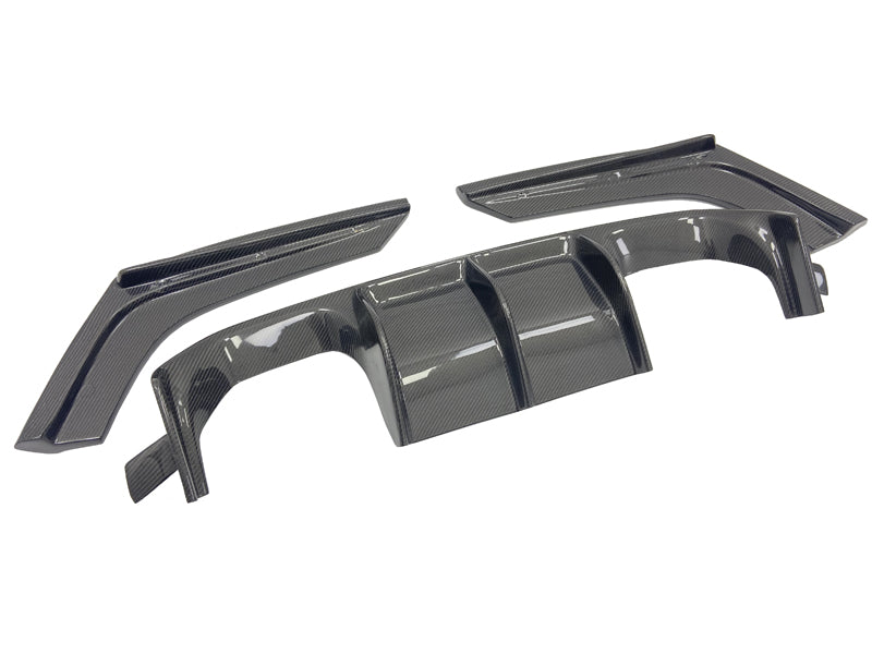 Vorsteiner Style 3 Piece Carbon Fiber Rear Diffuser | F80 / F82 BMW M3 ...