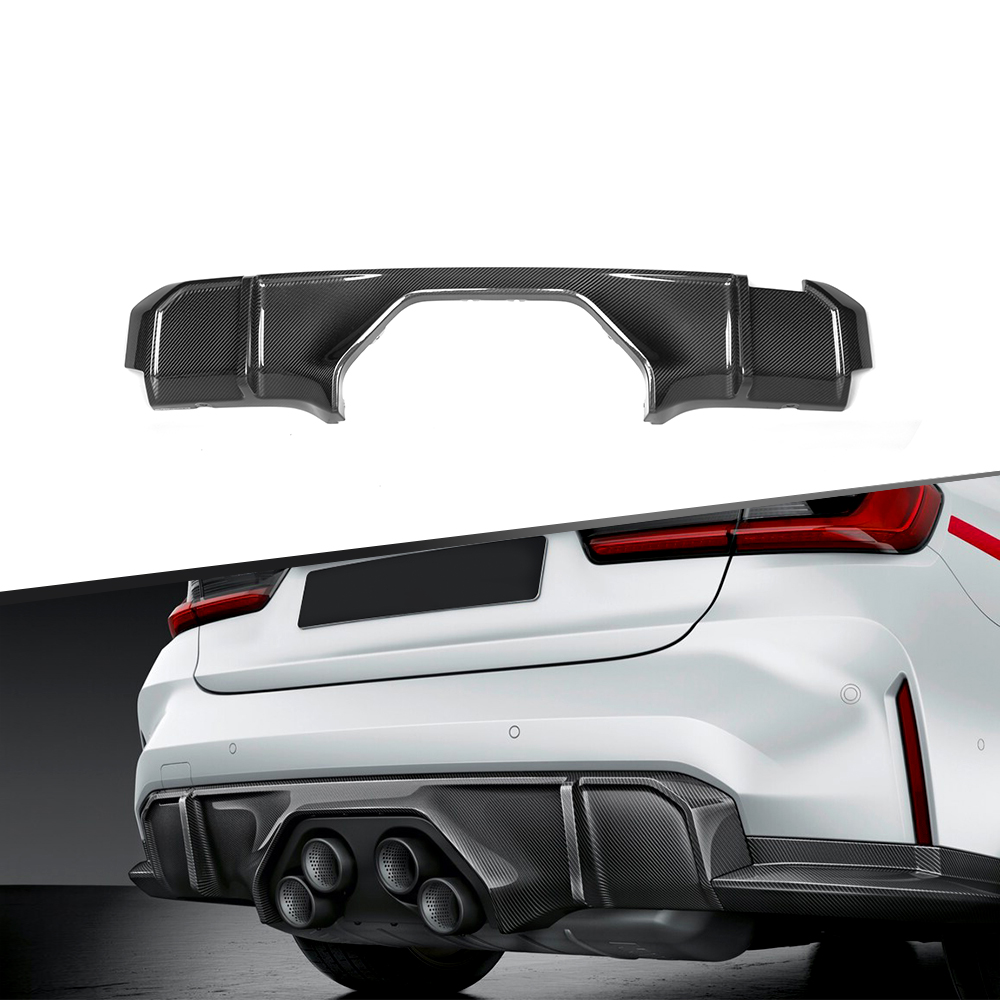 M Performance Style Rear Diffuser for G80 / G82 / G83 BMW M3 M4 ...